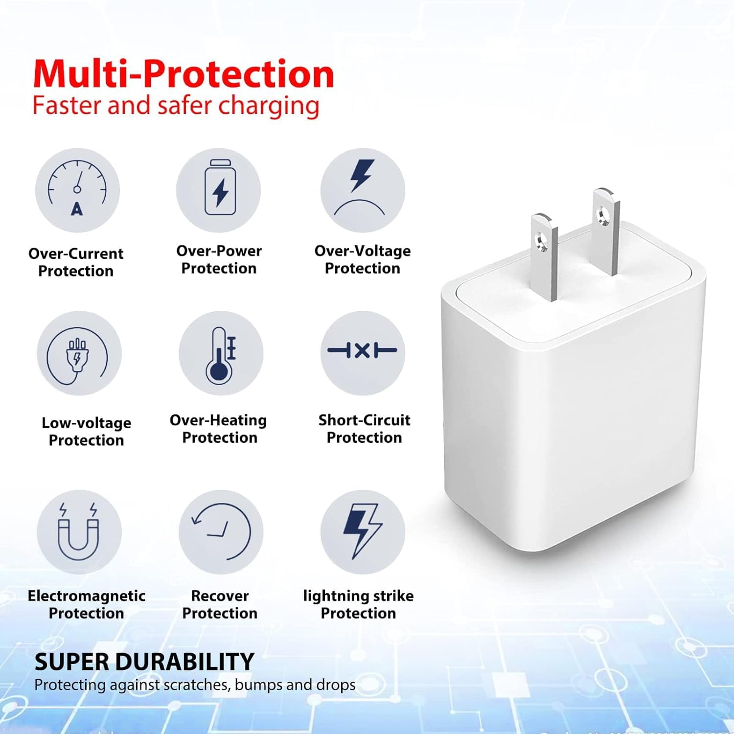 XUERUI-2 Pack 10FT USB C Camera Charger for Arlo Essential 2K, Alro ...