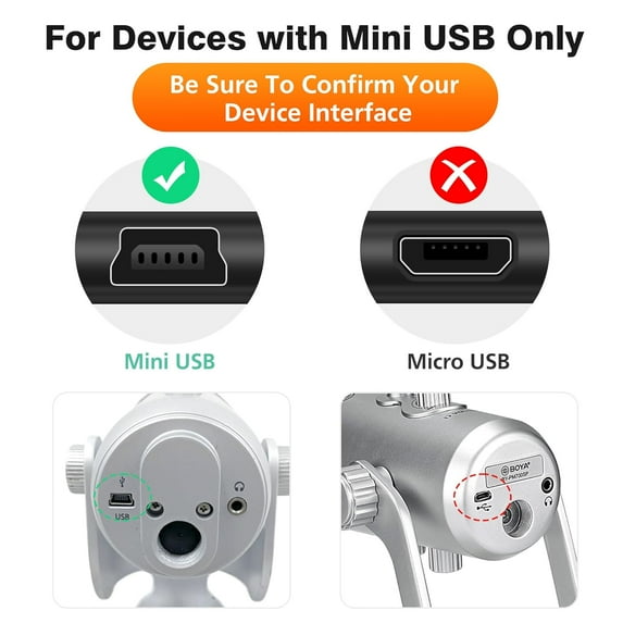 XUERUI-2 Pack 6.6ft USB Cable for Blue Yeti Microphones & Snowball iCE ...