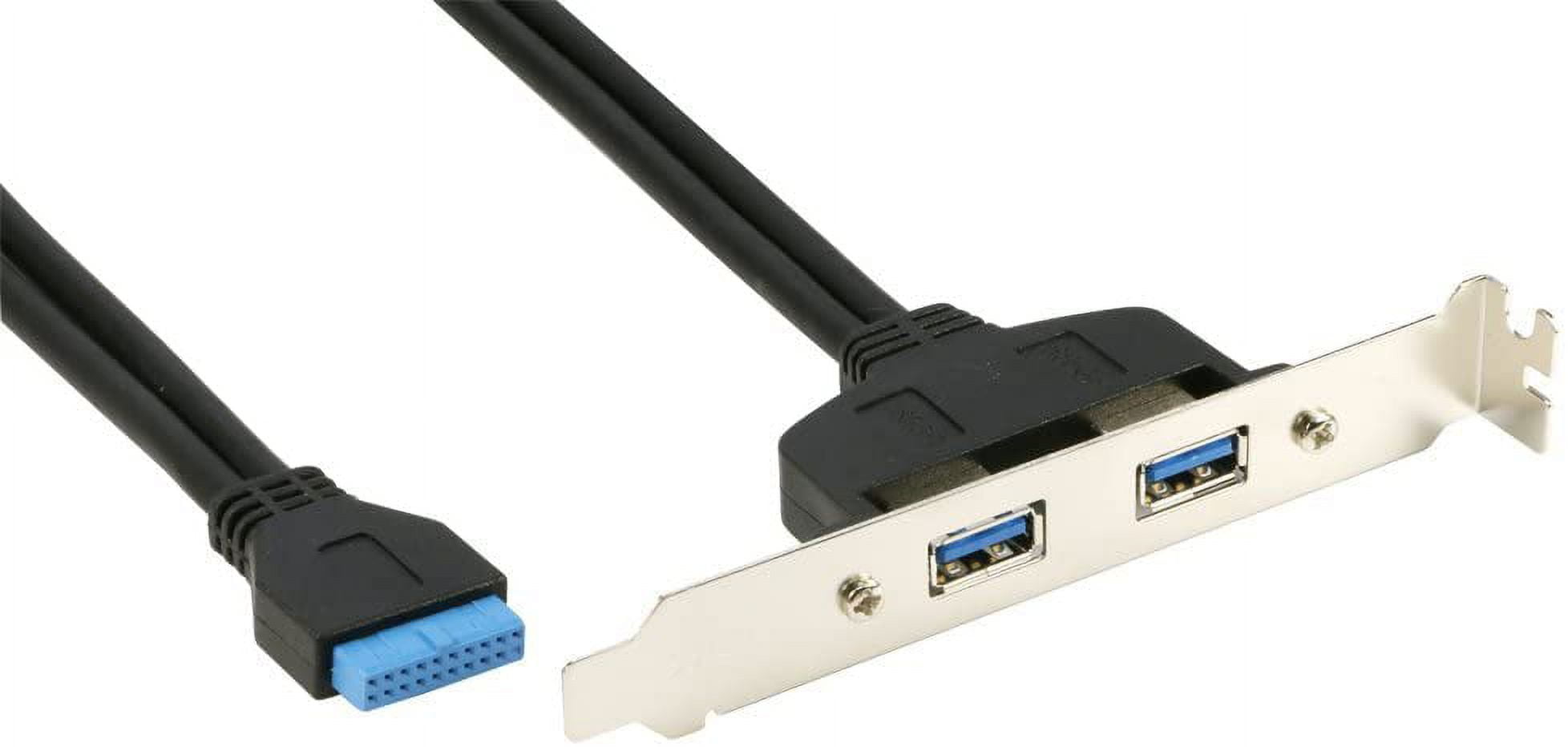 XUERUI-2 Ports USB 3.0 Female Back Panel to MB 20pin Header Connector ...