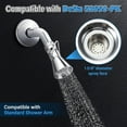 XUERUI-2 Setting Pivoting Single Spray Shower Head with Shut Off Valve ...