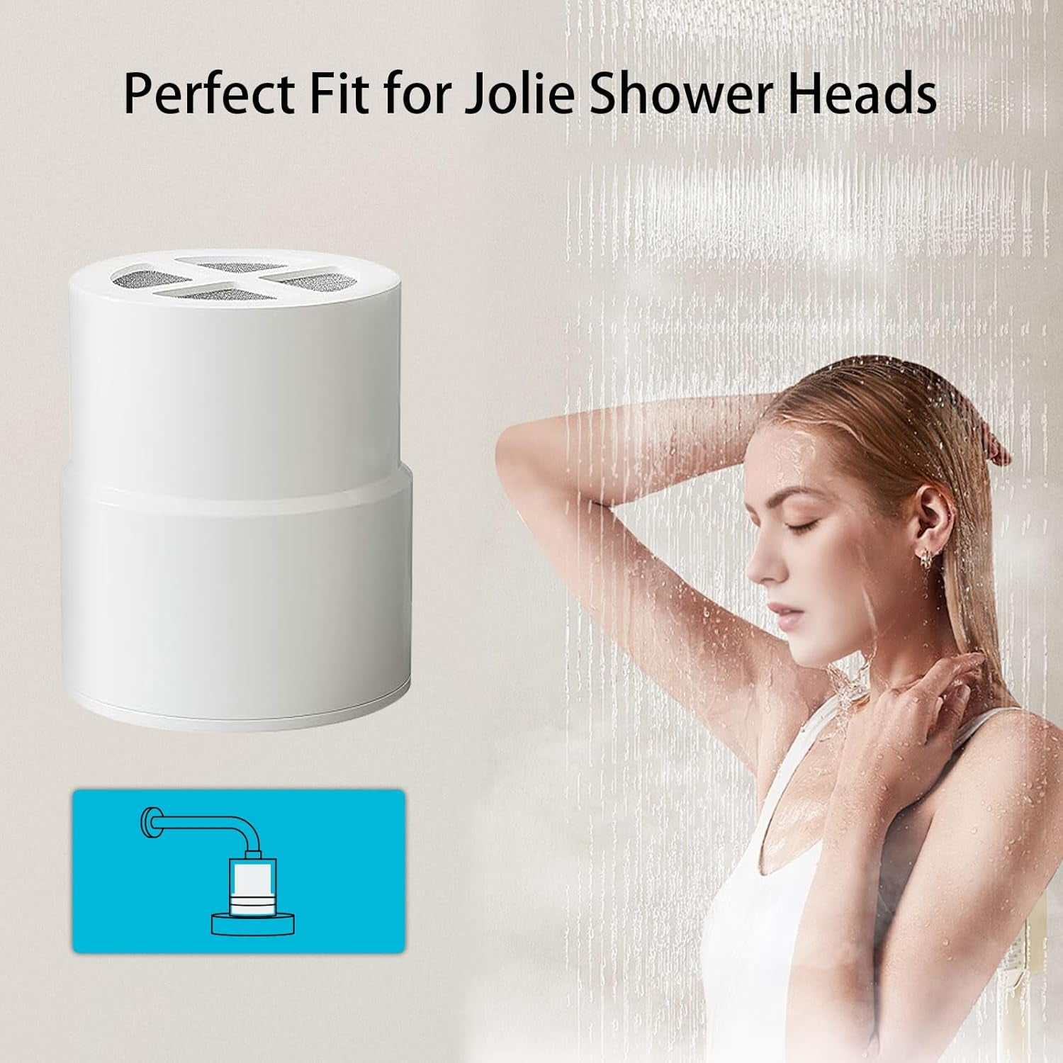 XUERUI-2 packs Replacement Filter Compatible For JOLIE shower filter ...