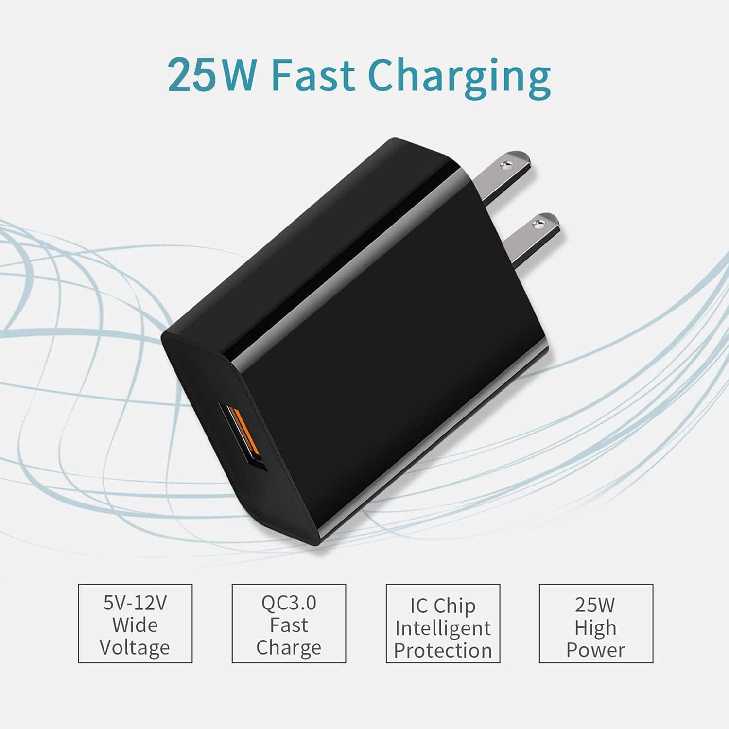 XUERUI-20W Fast Wall QC3.0 Charger USB C Charging Cable Cord for ...