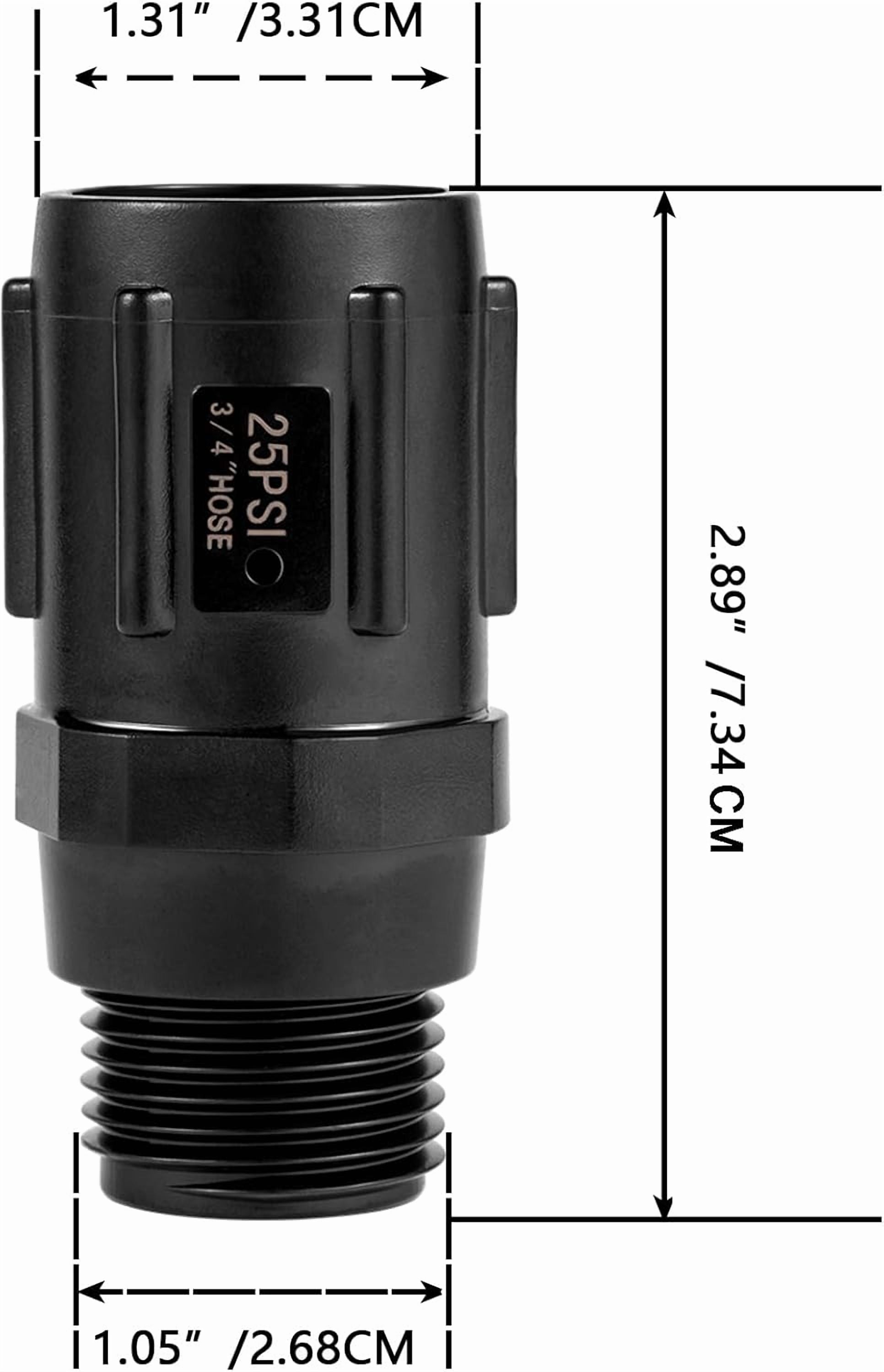 XUERUI-2pcs Garden Hose Pressure Regulator 25 PSI, 3/4" FHT × 3/4\u201c ...