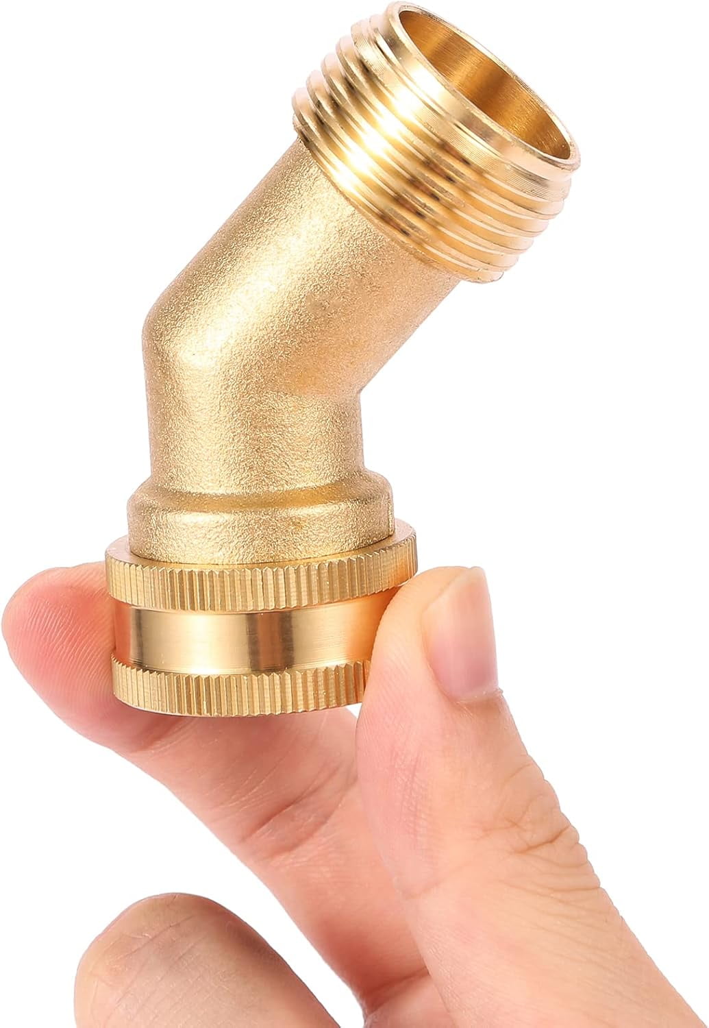 XUERUI-45 Degree Garden Hose Elbow, Eliminates Stress and Strain On RV ...