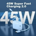 XUERUI-45W USB-C Charger, PPS Fast Charging Block for Samsung Galaxy ...