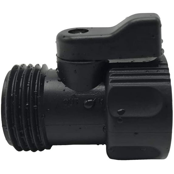 XUERUI-5 Pack Plastic Garden Hose Shut Off Valve Water Shutoff Valve ...