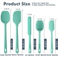 XUERUI-5 Pieces Silicone Spatula Set, Food Grade Rubber Spatula ...