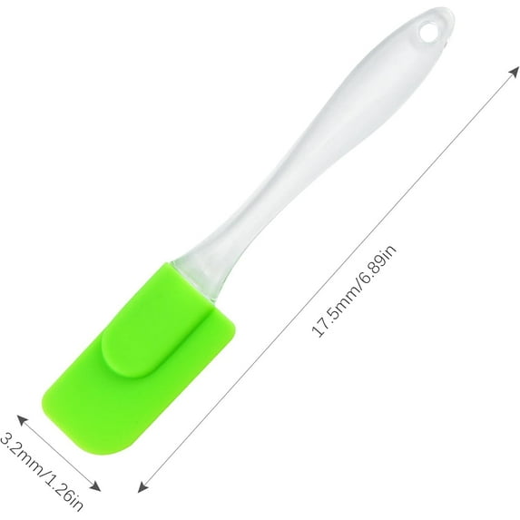 XUERUI-6 Piece Mini Silicone Spatula Set, Small Heat-Resistant Rubber ...