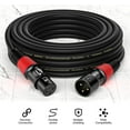 XUERUI-6ft XLR Male to Female Cable - 4-Pack with Balanced XLR Cables ...