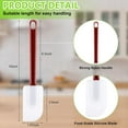 XUERUI-9 Pcs Silicone Rubber Spatula, Commercial Spatula 500 Fahrenheit ...