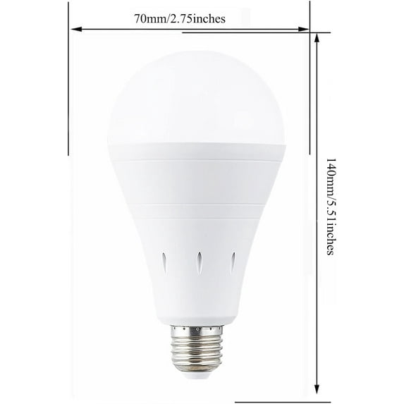 XUERUI-9W Emergency LED Light Bulb with Hook Daylight White ...