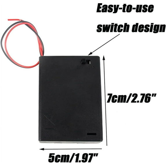 XUERUI-AAALaser module battery holder with wire The battery holder box ...