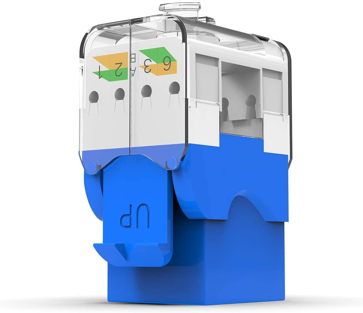 XUERUI-CAT6 Keystone Jack Tool-Less RJ45 UTP, No Punch-Down Tool ...