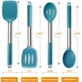 XUERUI-Cooking Utensils Set of 4, Silicone Kitchen Utensils for Non ...