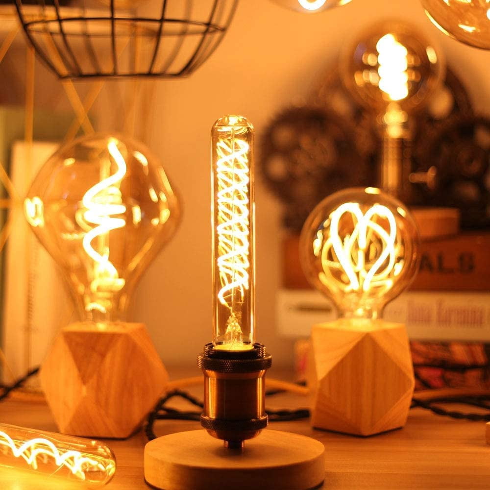 XUERUI-Dimmable T10 LED Bulbs, Warm White 2200K Amber, 7.3inch Long ...