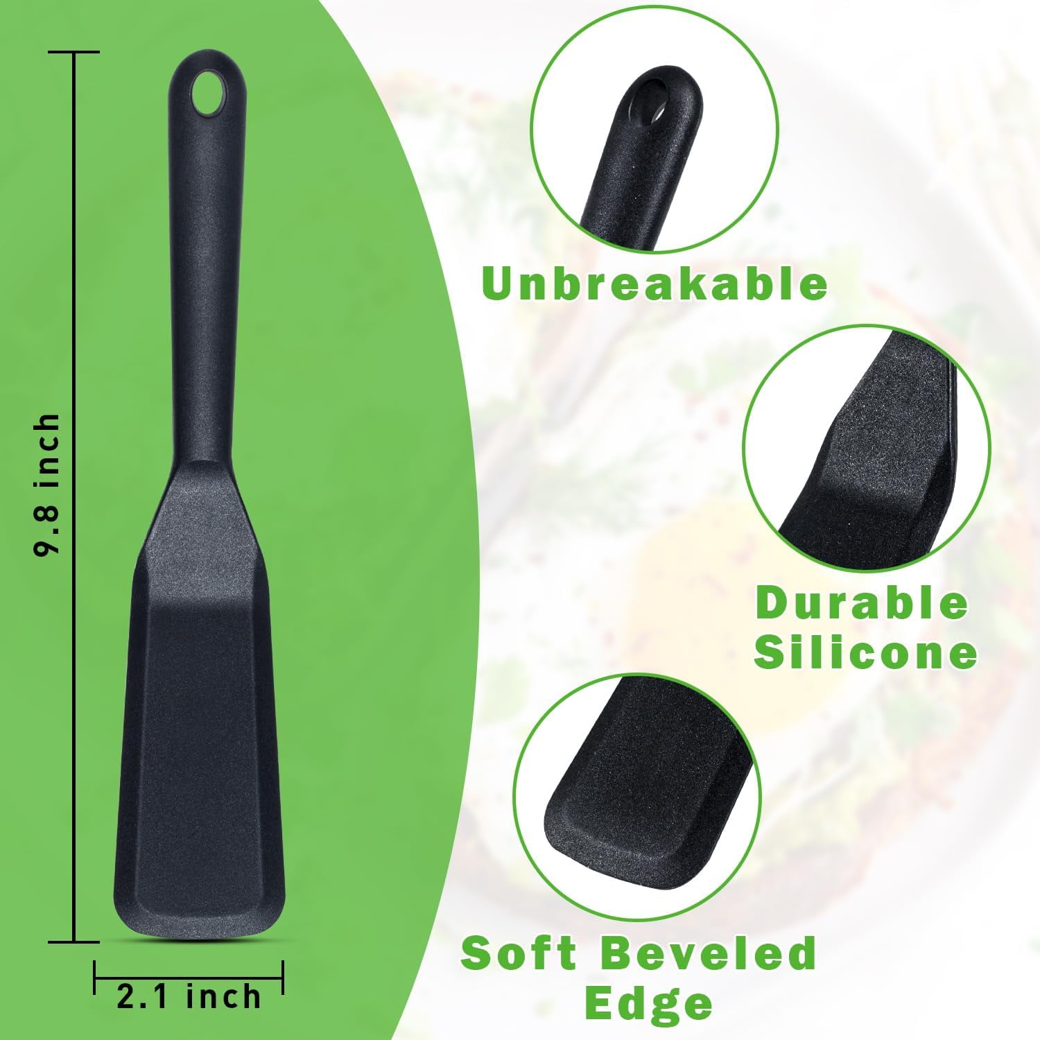 XUERUI-Egg Spatula is Heat Resistant Non-Stick Pancake Spatula ...
