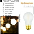 XUERUI-Frosted E26 Edison Bulb A15 Light Bulb 6W Equal 60 watt Light ...