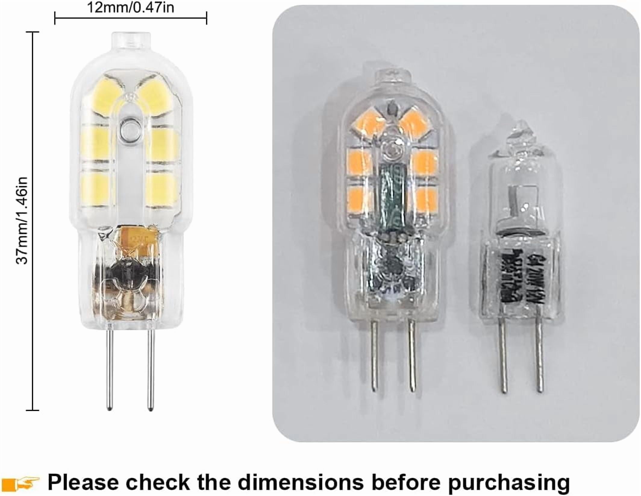 XUERUI-G4 LED Bulb, 12V Bi Pin Base Bulb, NOT Dimmable G4 20W Light ...