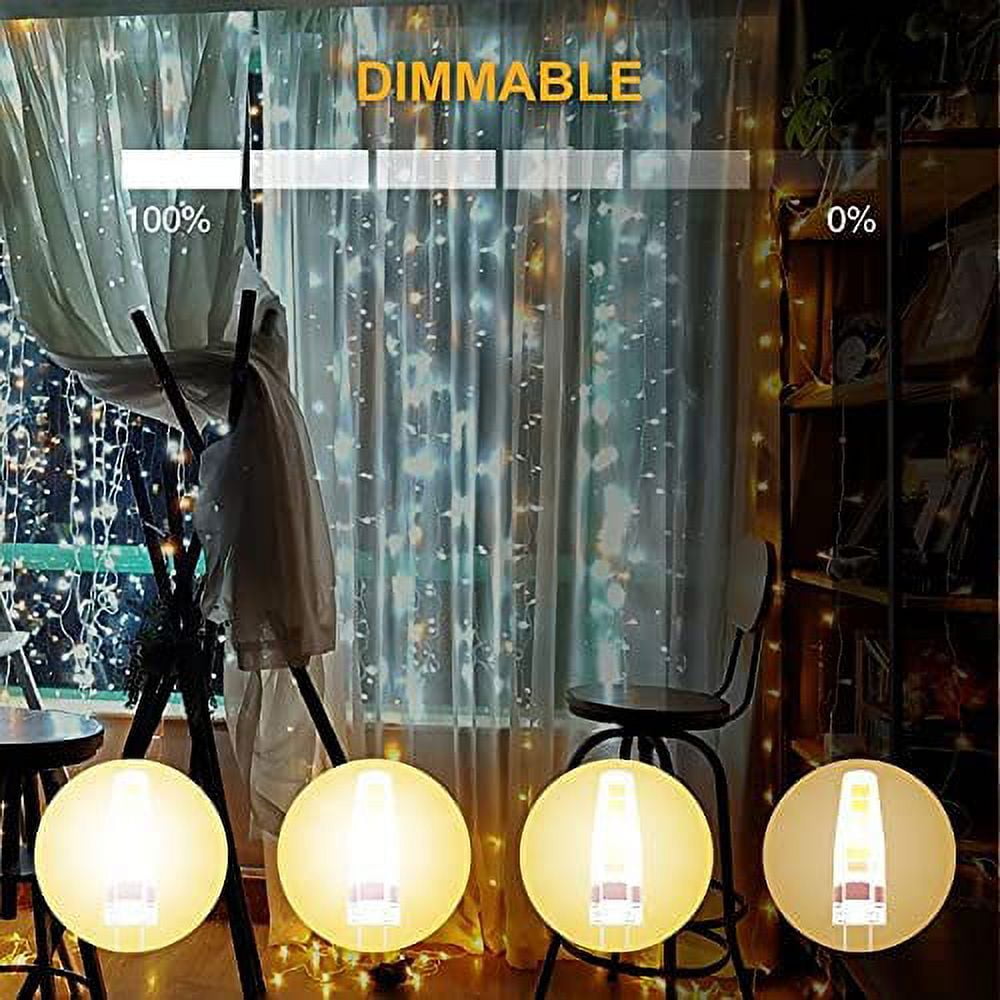 XUERUI-G4 SMD LED Light Bulbs, 3000K Warm White Lighting Dimmable, 3W ...