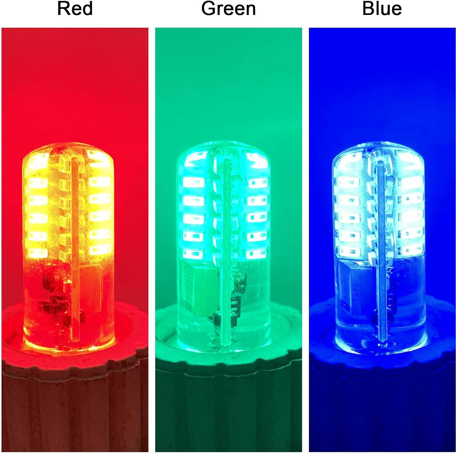 XUERUI-Green G4 12V LED Bulb 2W 20W Halogen Bulb Equivalent, G4 Bi-Pin ...