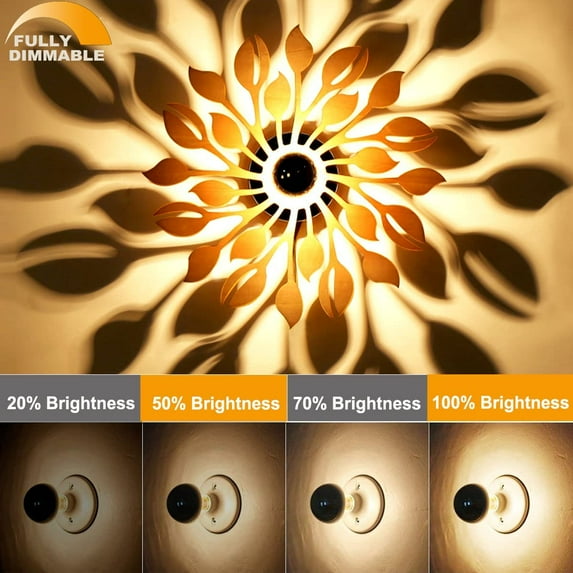 XUERUI-Half Chrome Light Bulb 6W (60 Watt Equivalent), Dimmable A19 A ...