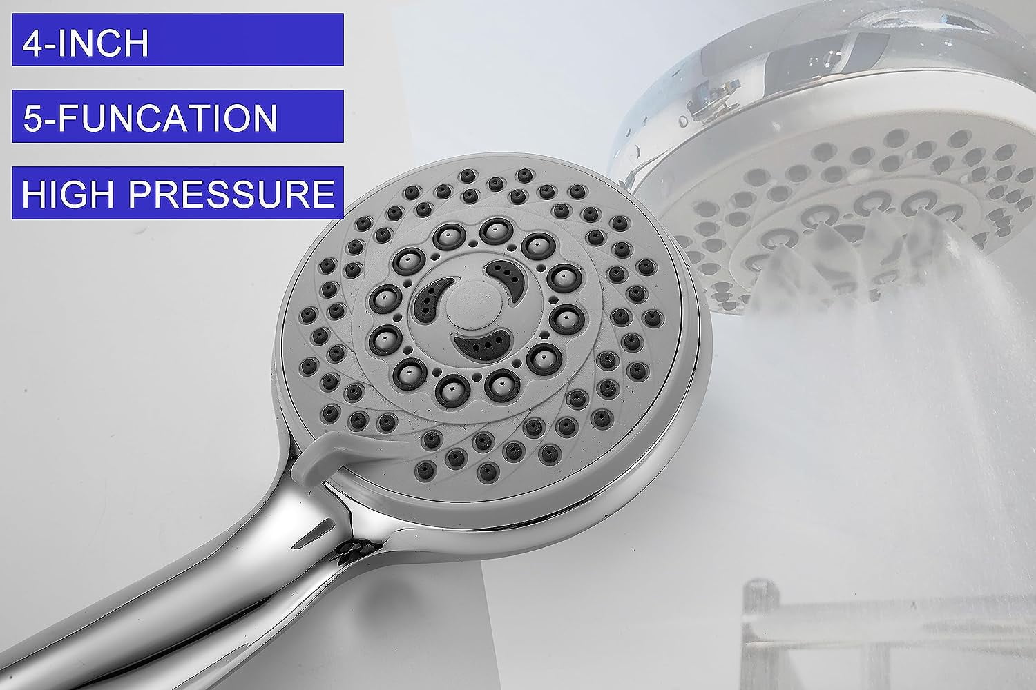 XUERUI-High Pressure RV Handheld Shower Head - Water Saving Showerhead ...