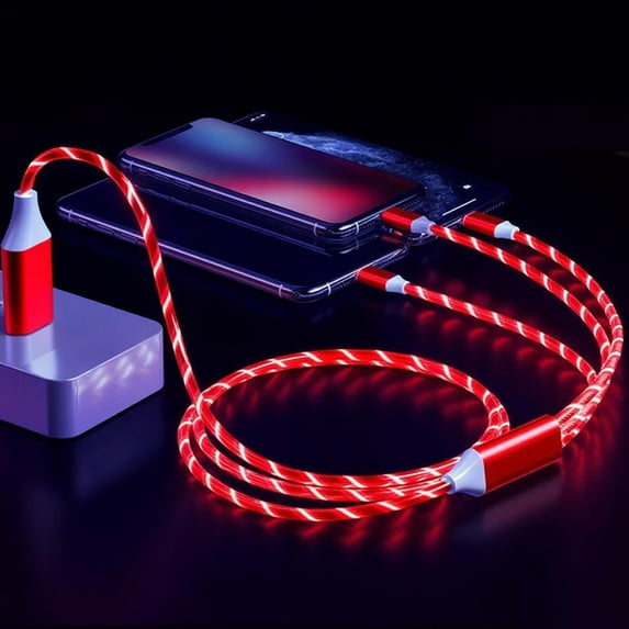 XUERUI-Multi Ports Charger Cable 3 Combinations in One Cable USB A to ...