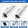 XUERUI-RCA to XLR Adapter 2 Pack - Male and Female Connectors - Walmart.com