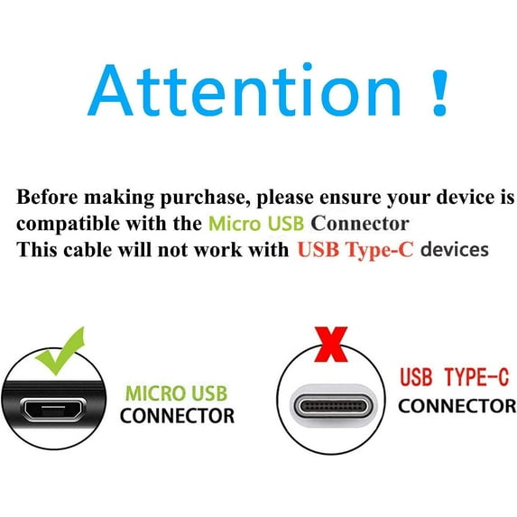 XUERUI-Replacement USB Data Transfer Power Charging Charger Cord Cable ...