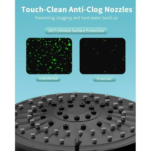 XUERUI-Shower Head with Handheld, High Pressure Handheld Shower Head ...