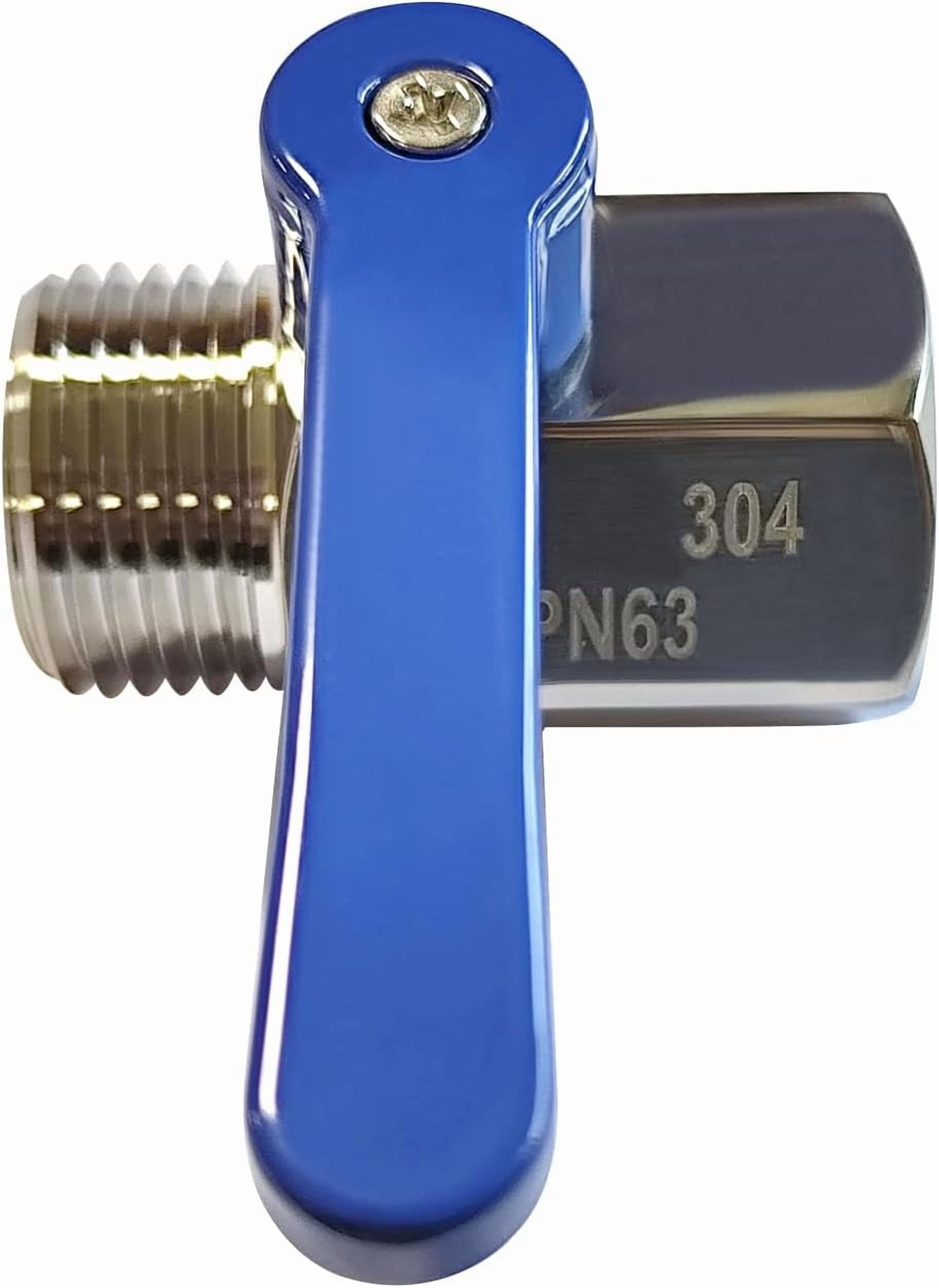 XUERUI-Stainless Steel 3/4 Shut Off Valve GHT Thread Garden Hose Heavy ...