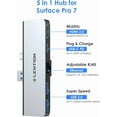 XUERUI-Surface Pro 7 USB C Hub Docking Station,5-in-1 Surface Pro 7 Hub ...