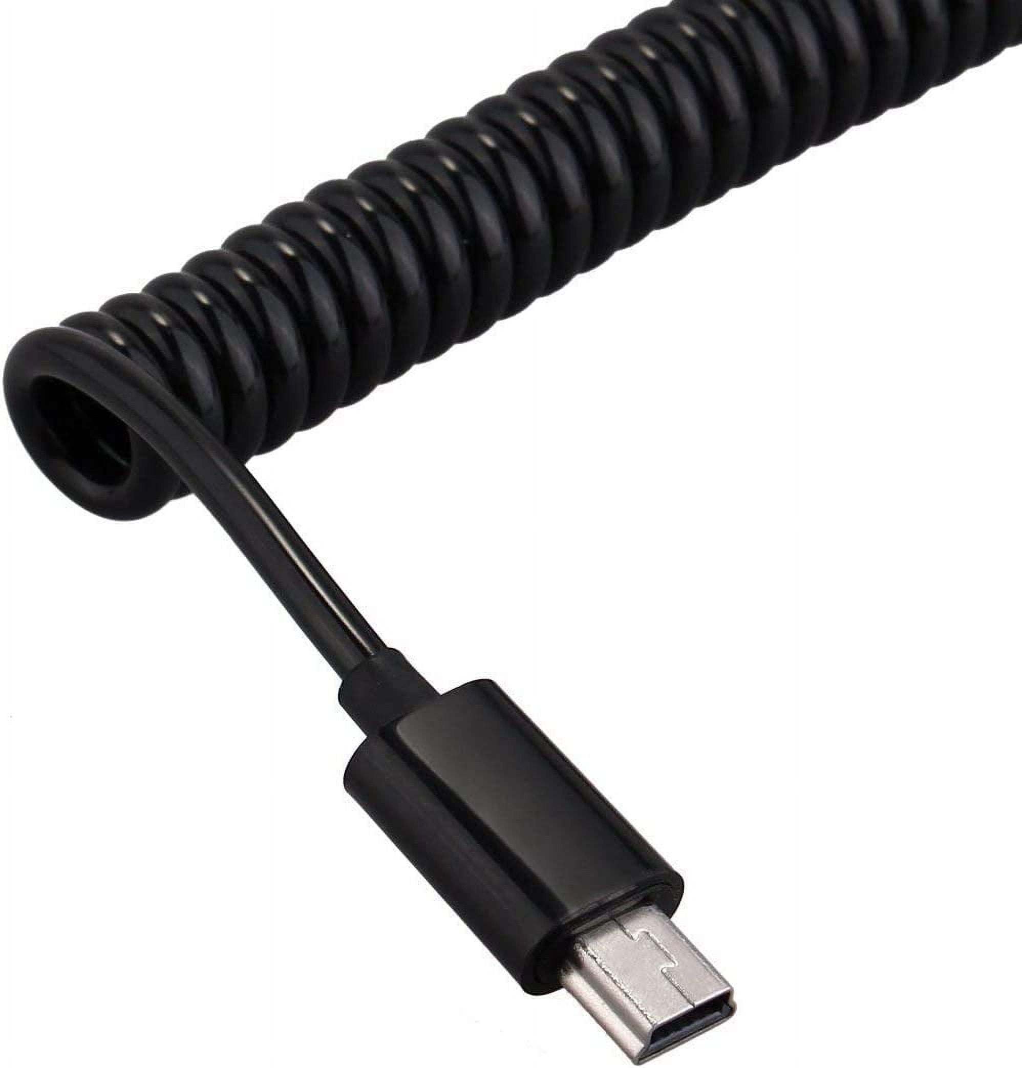 XUERUI-USB 2.0 Type A Male to Mini Expansion Spring Coiled Cable 4 ...