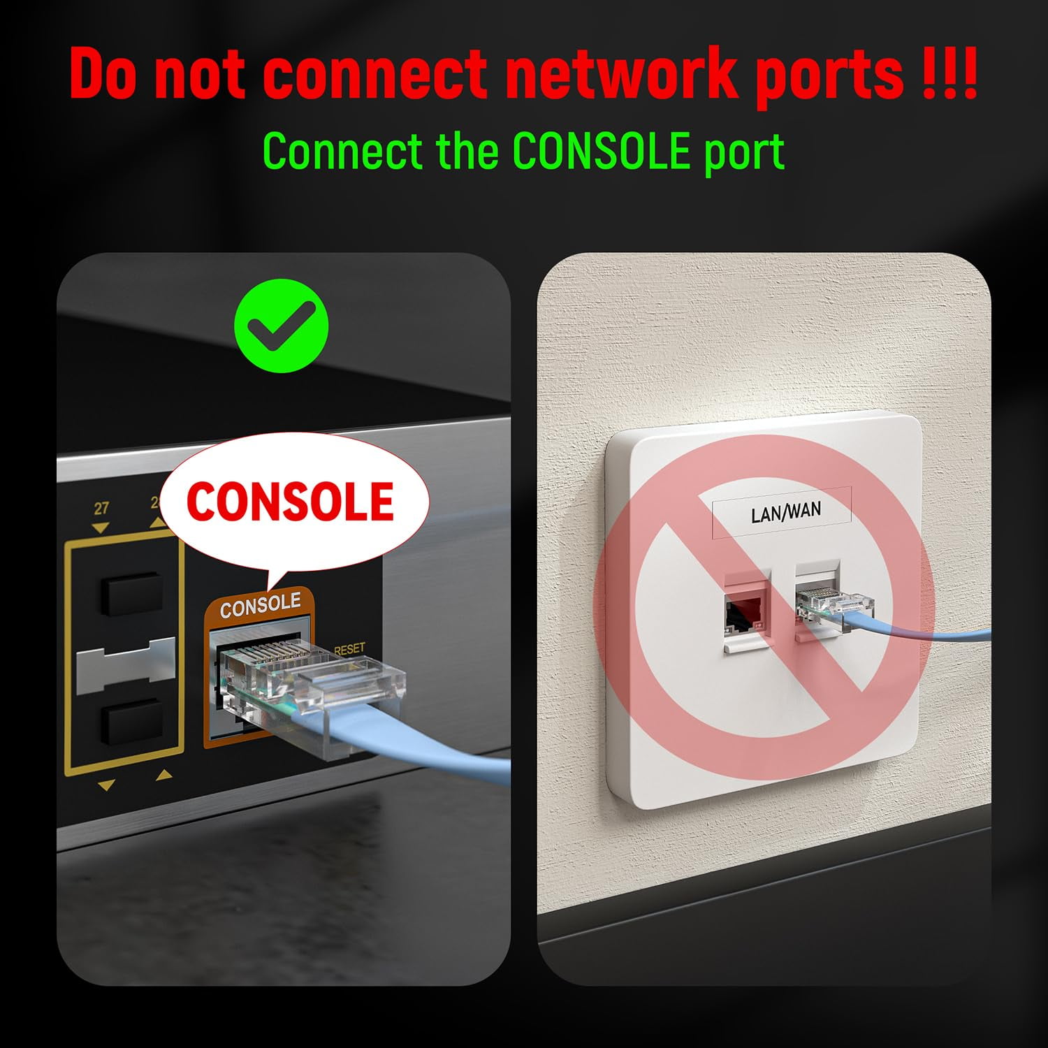 XUERUI-USB Cisco Console Cable, USB to RJ45 Console Cable Compatible ...