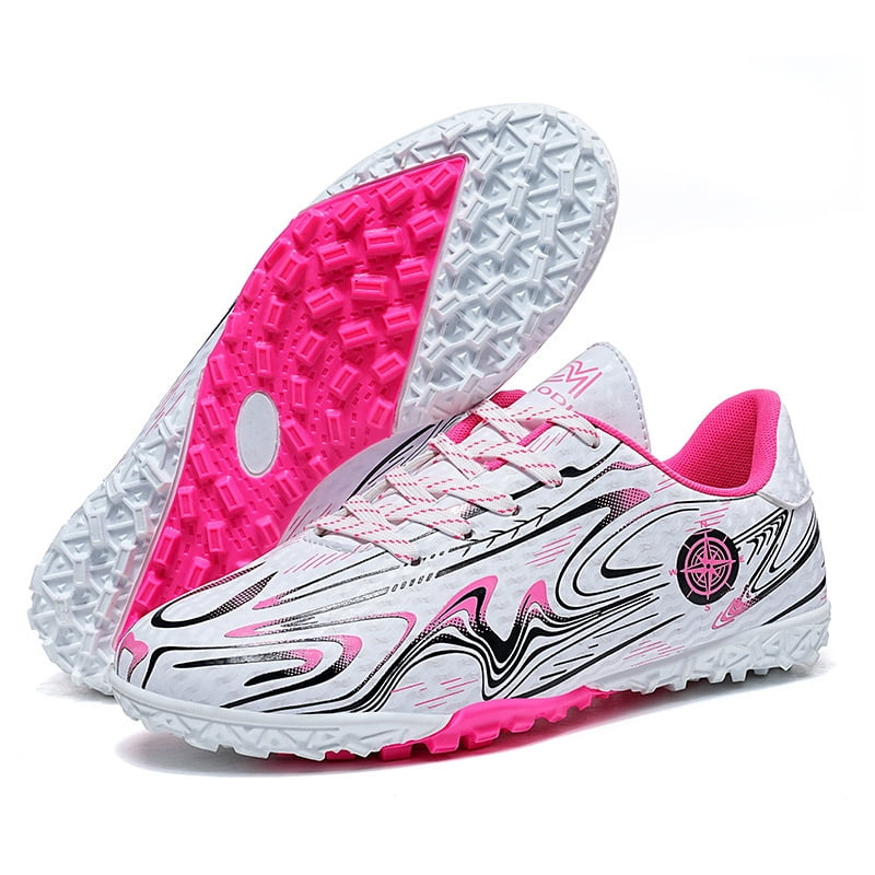 XUET Boys Fashion Soccer Cleats Outdoor/Indoor Athletic Youth Flexible ...