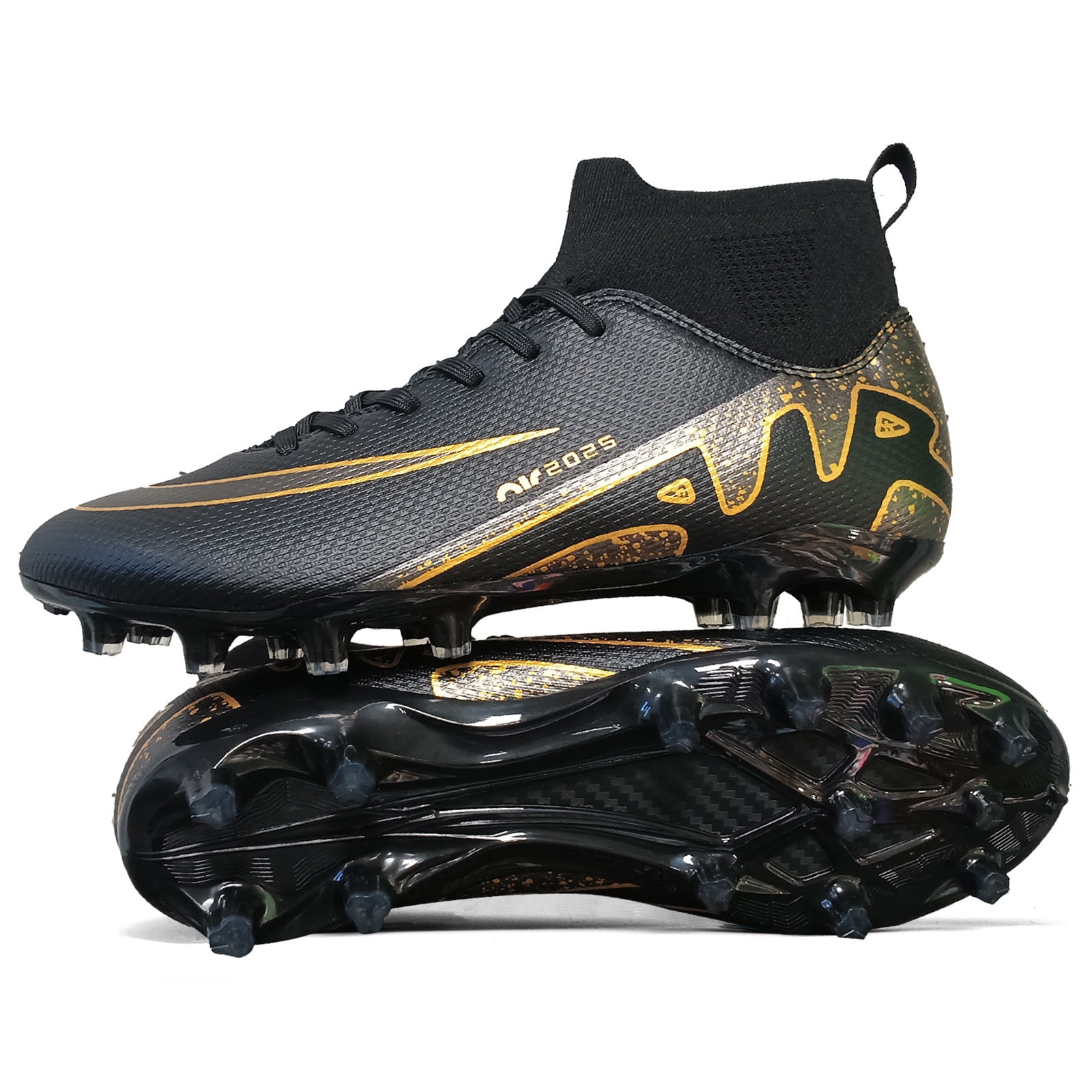 XUET Boys Girls Soccer Cleats Kids Athletic Football Shoes Professional ...