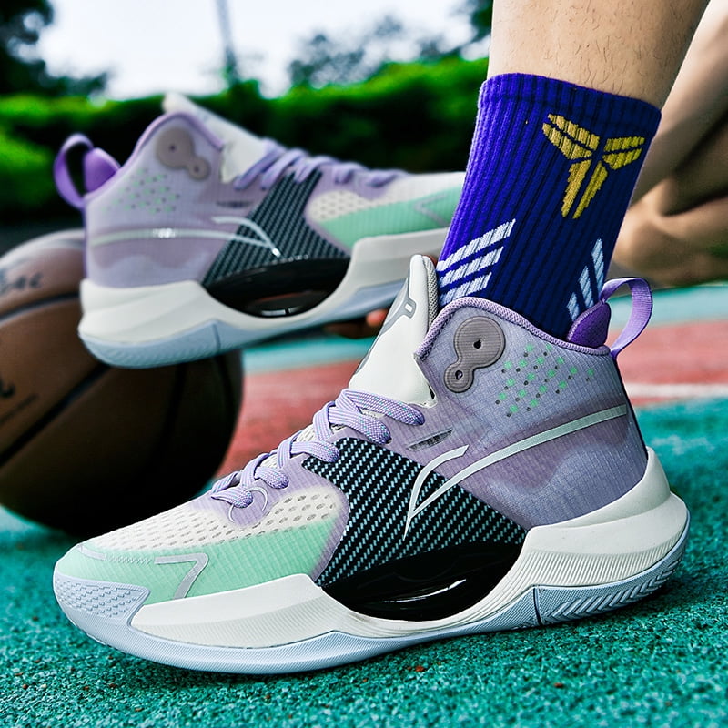 XUET Men's Basketball Shoes with Air Cushioning for Shock Absorption ...