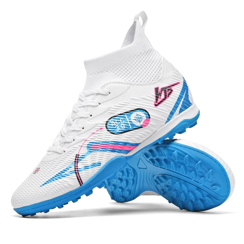 XUET Men's Football Boots for Boys Spikes High Top Unisex Outdoor ...