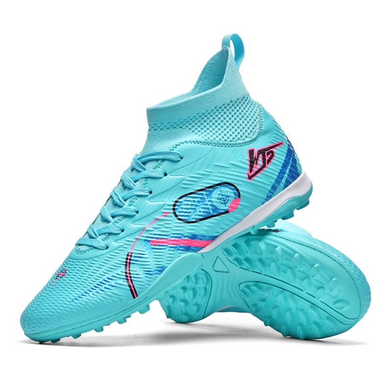 XUET Men's Football Boots for Boys Spikes High Top Unisex Outdoor ...
