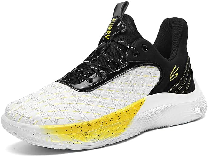 XUET Mens Basketball Shoes Lightweight Breathable Non Slip Outdoor High ...