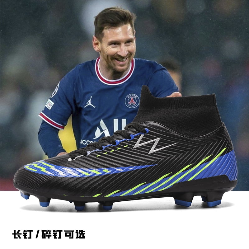 XUET Mens Soccer Cleats Shoes Professional High-Top Athletic Football ...