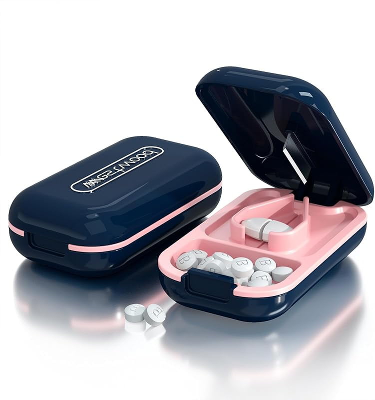 XUET Small Pill Cutter, Pill Cutter Splitter for Small and Tiny Pills ...