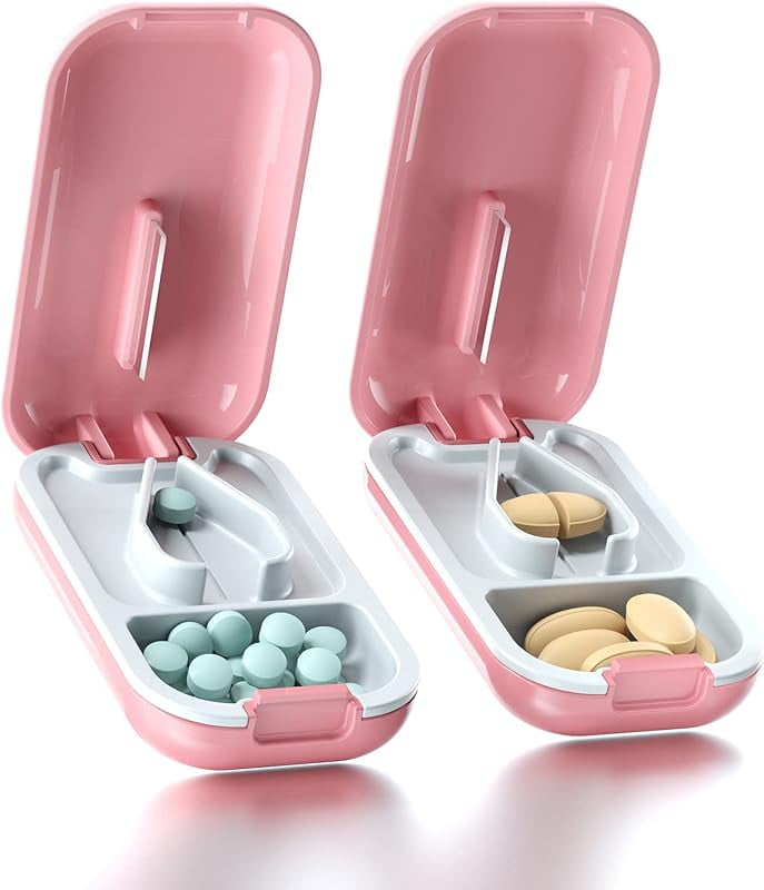 XUET Small Pill Cutter, Pill Cutter Splitter for Small and Tiny Pills ...