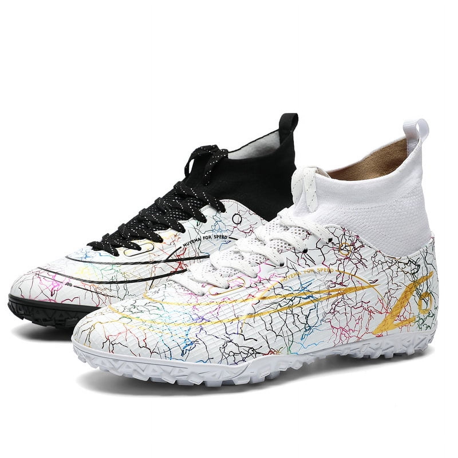 XUET Unisex-Adult Boys Soccer Cleats Lightweight Futsal Training ...