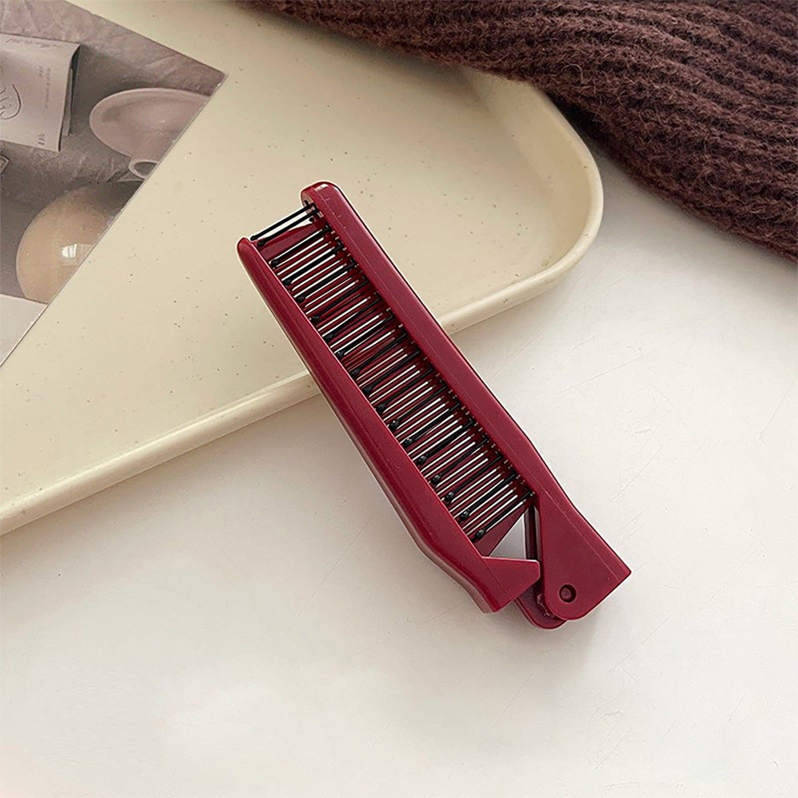 XUEYING Insert Portable Mini Foldable Comb Travel Companion Lightweight ...