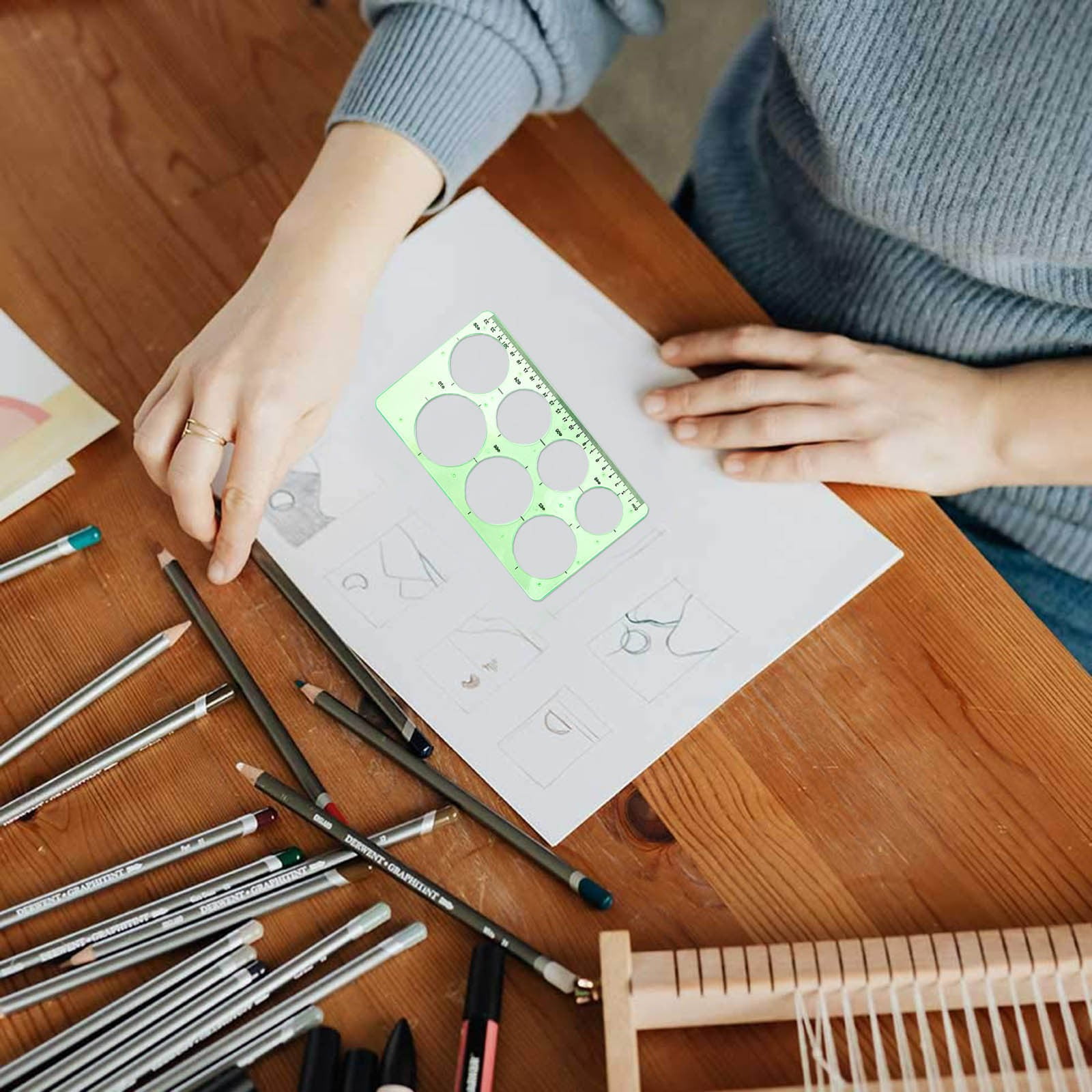 XUEYING Multifunctional PET Material Electrician’s Ruler And Circular ...