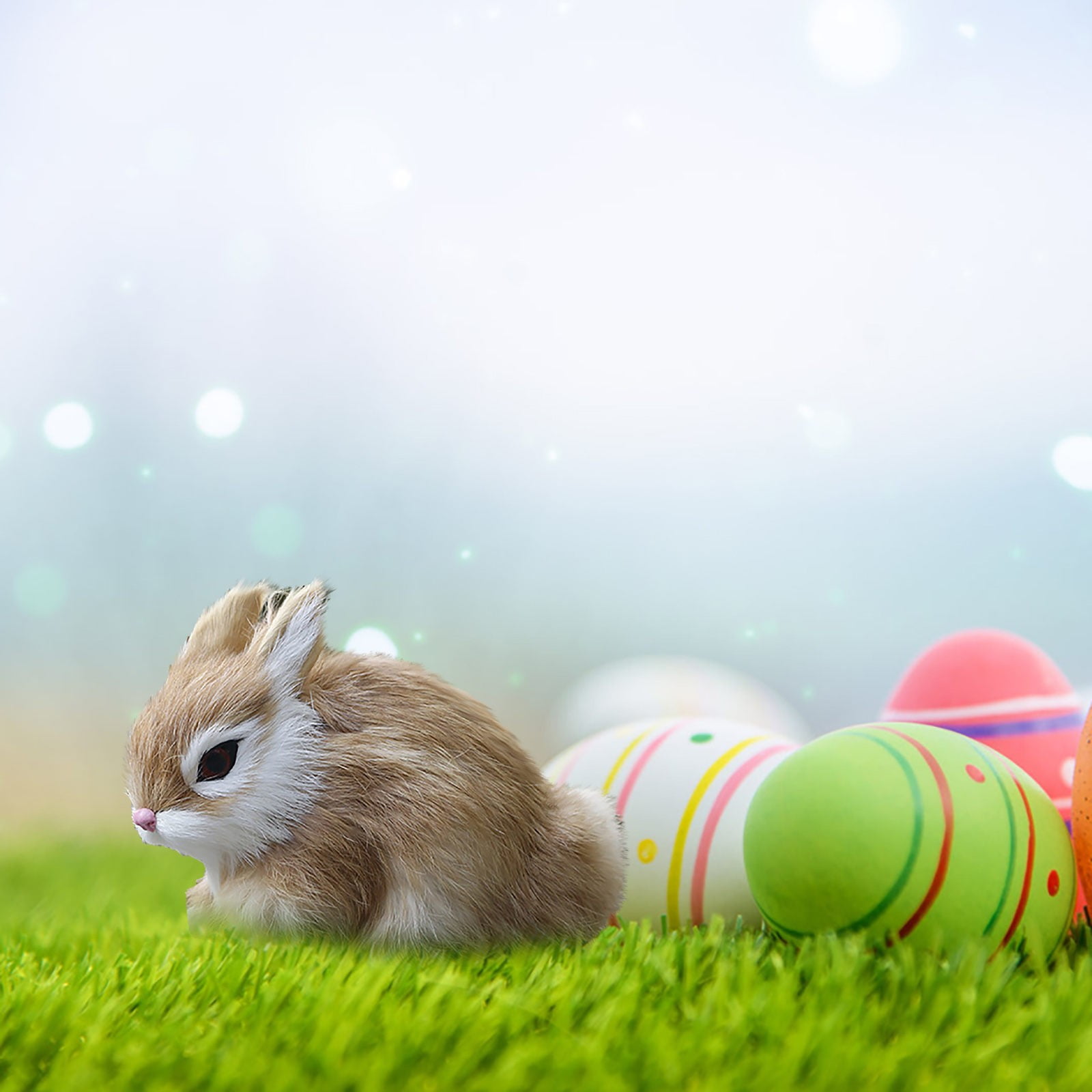 XUEYING Statue Bust Rabbit Small Crouching Rabbit Furnishings Home ...