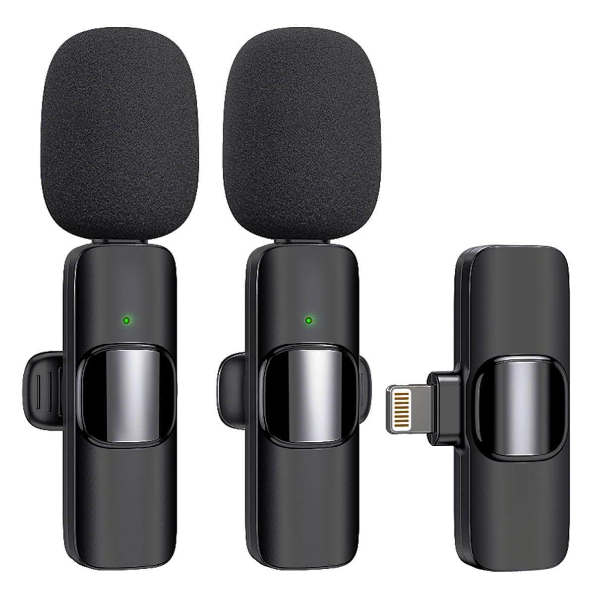 XUEYU 2-In-1 Wireless Lav Mic for iPhone, iPad: Auto Sync, Noise ...