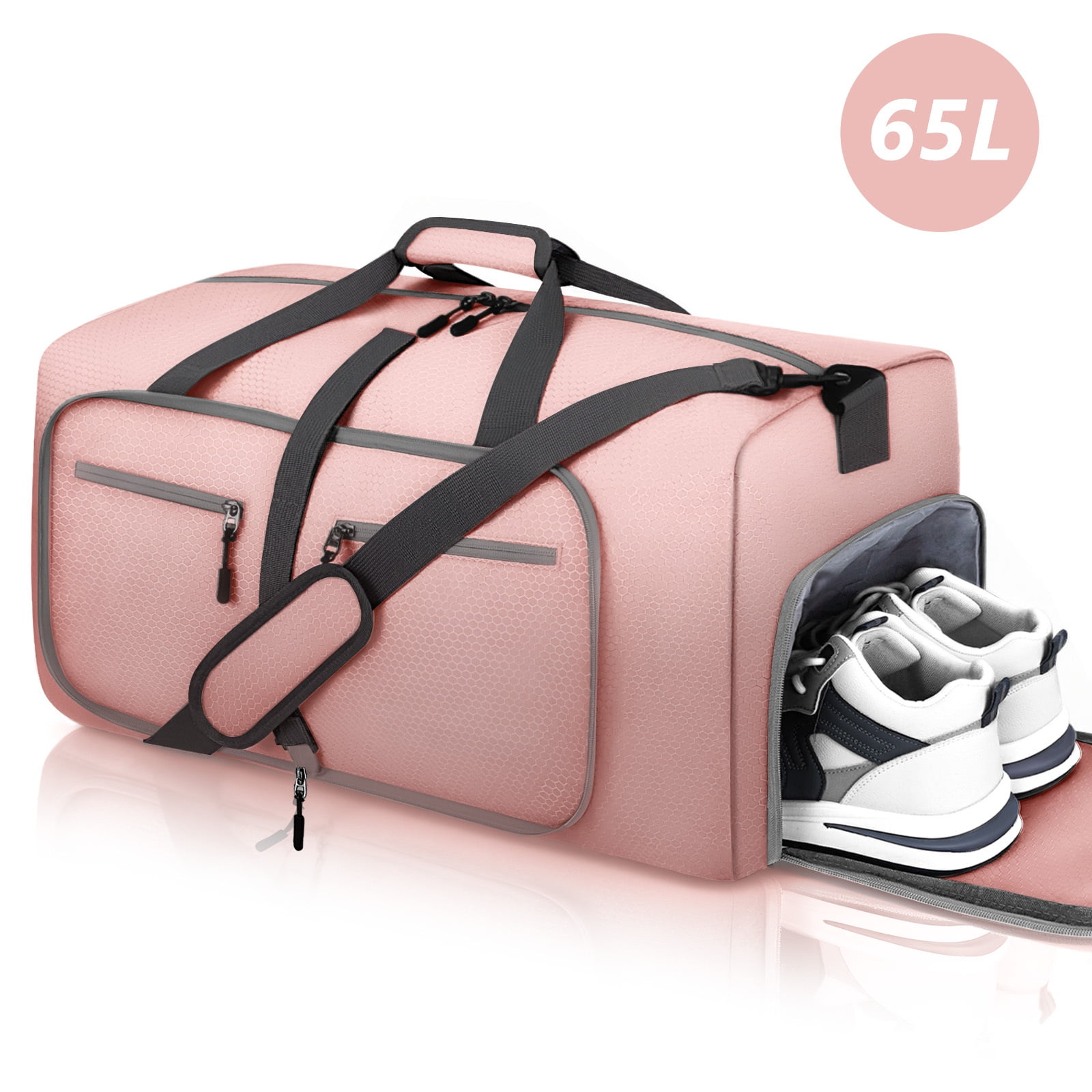 XUEYU 24" Large Travel Duffle Bag, Foldable Duffel Bag for Camping Gym ...