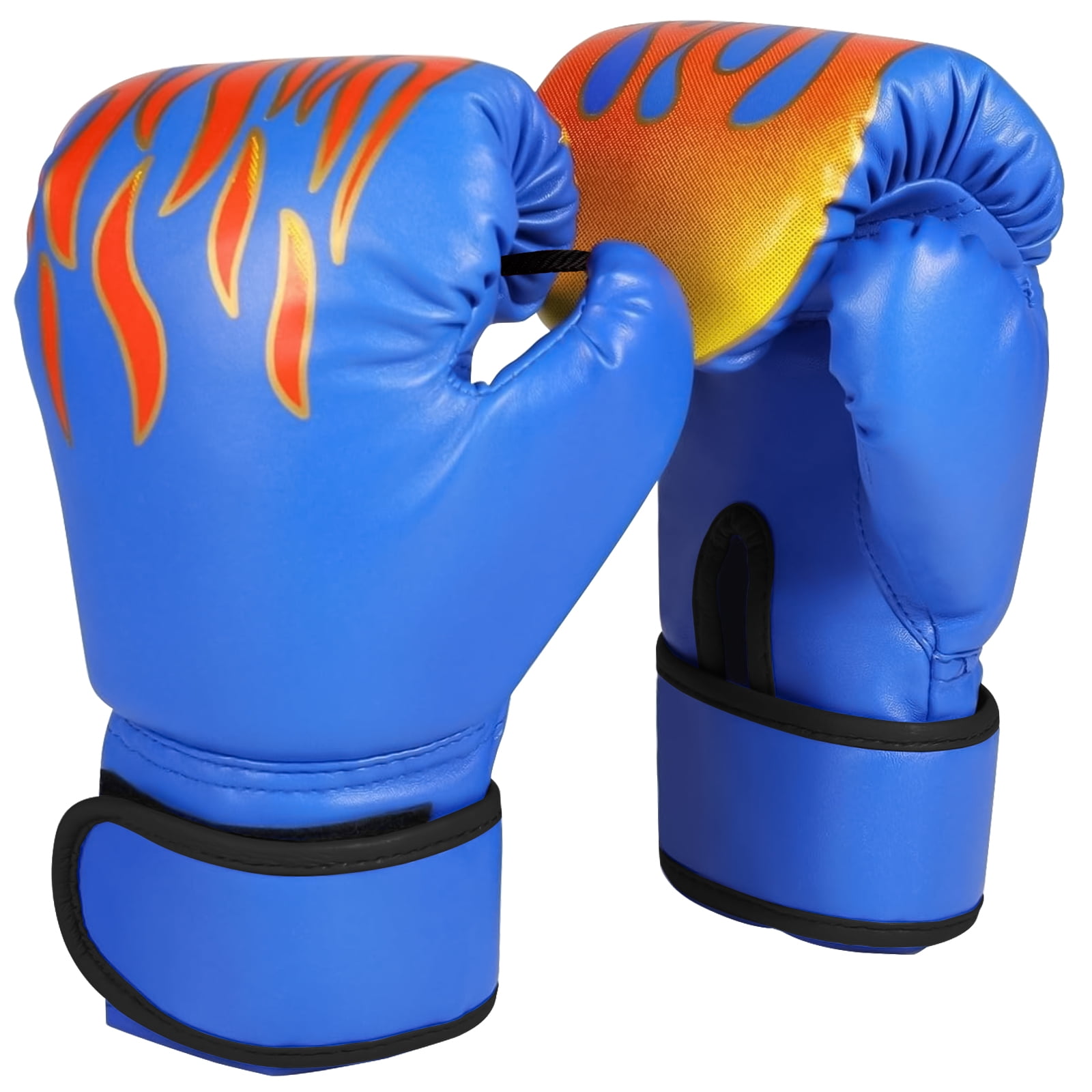 XUEYU Boxing Gloves for Kids, 6oz Gloves for Youth’s Boxing, PU Fire ...